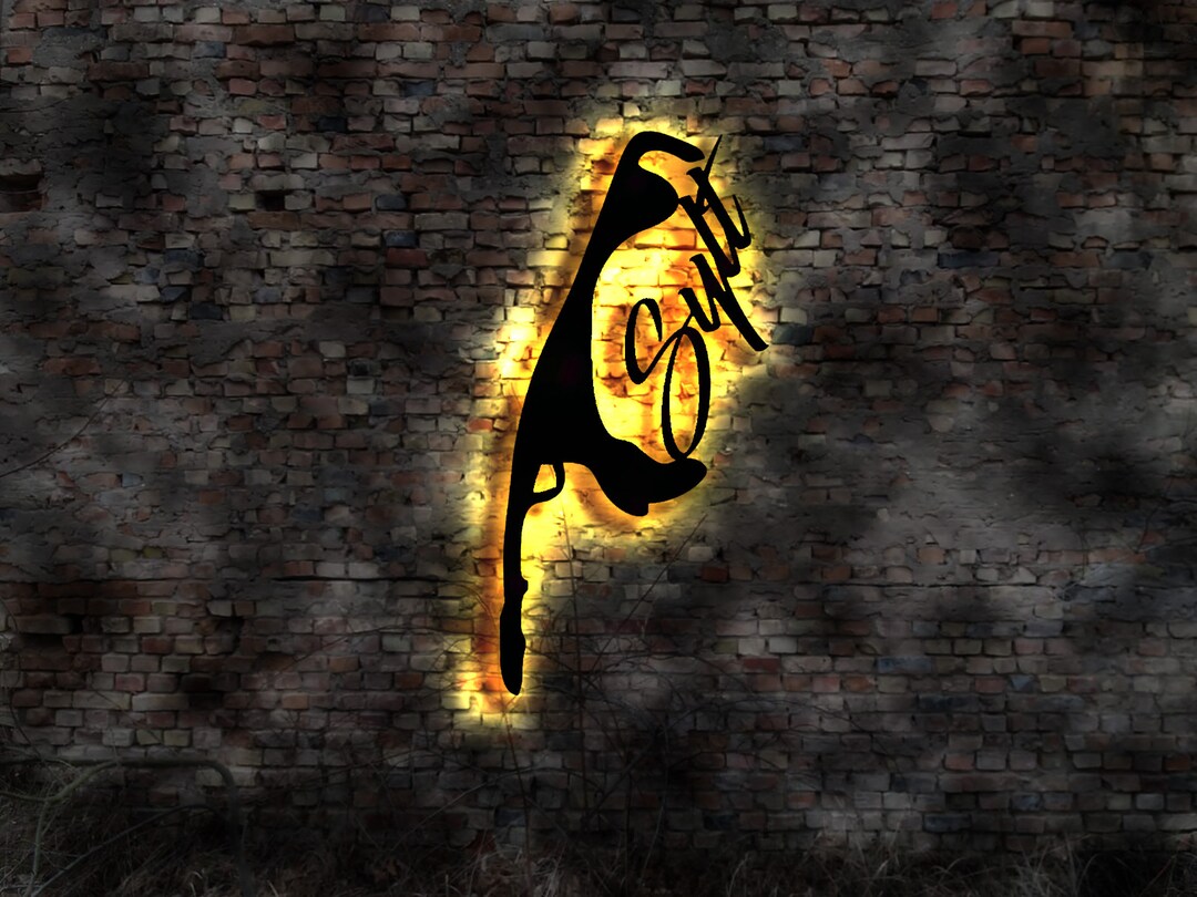 Skyline Island Sylt North Sea Holiday LED Mural Wood City AK Map Wall ...