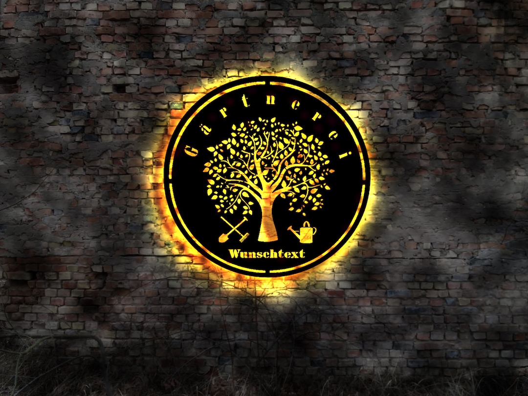 Neon Sign Sign Tree Nursery Tree Trees Shrubs Growers Plant Nursery ...