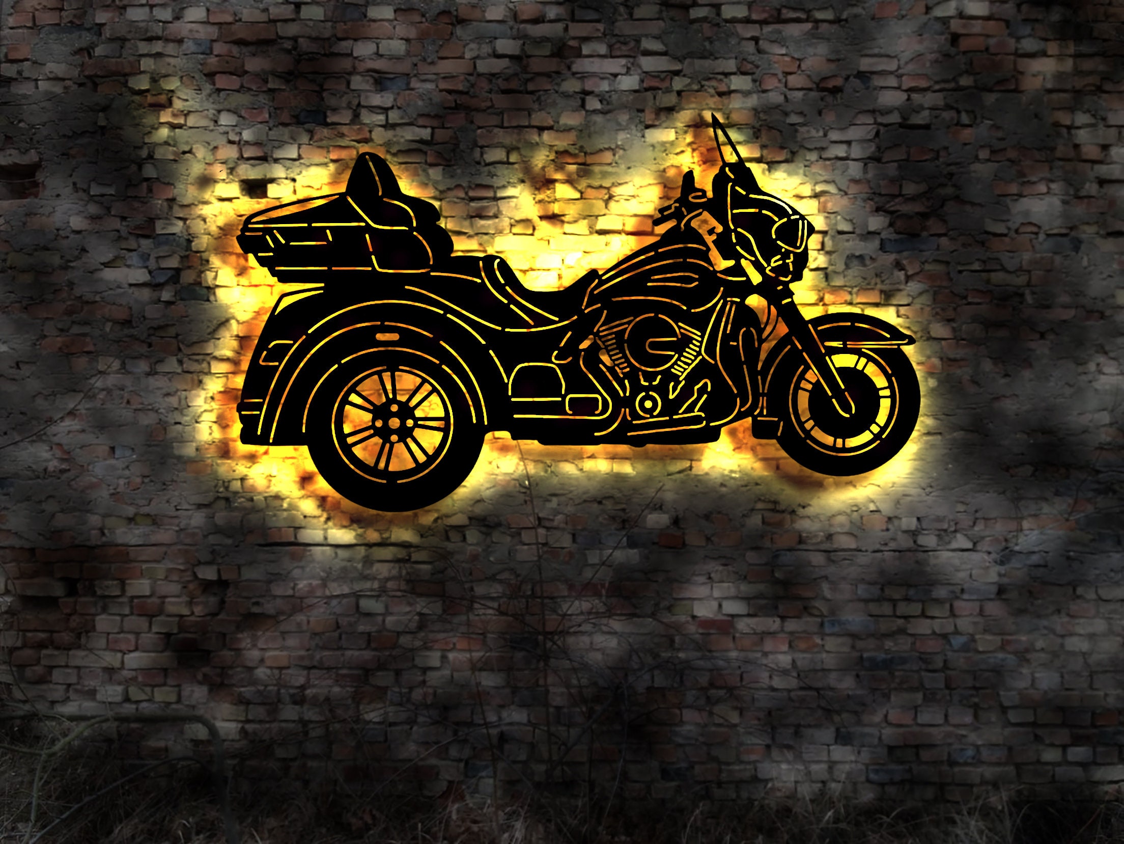 3D Trike Quad Bike Chopper Motorcycle Biker Sticker Book Tool Kit ...