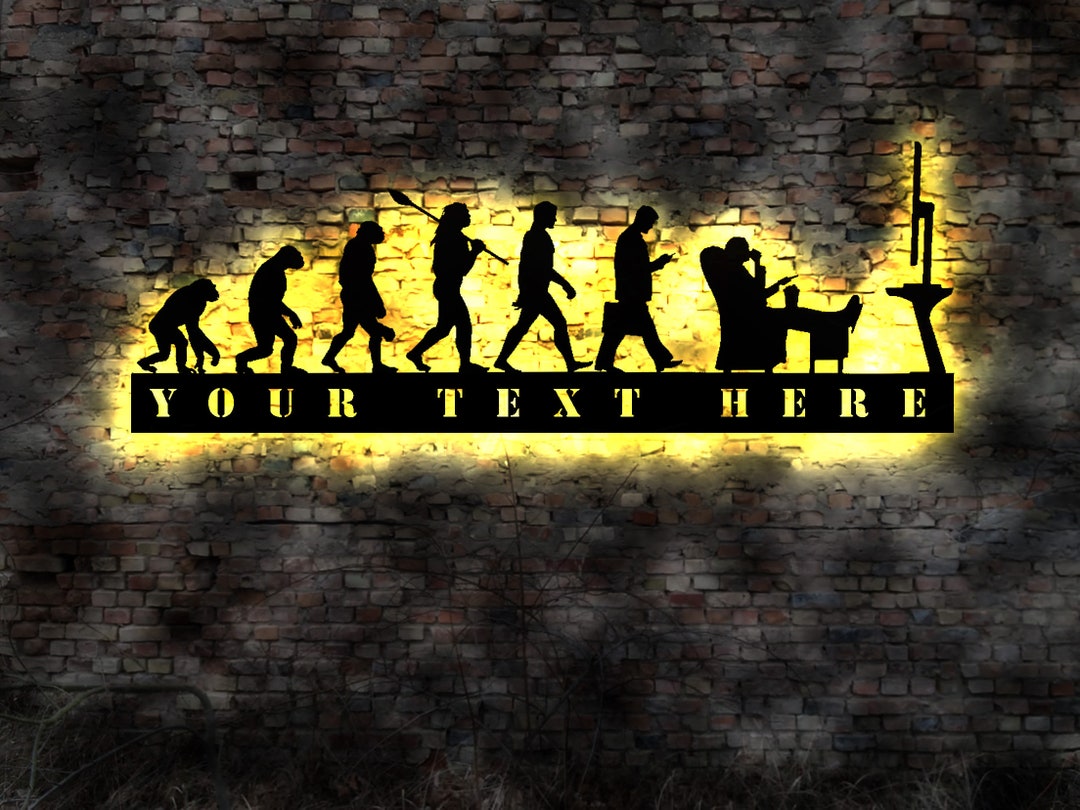 Evolution Neon Sign Cinema Popcorn Decorative Wall Sticker Movie Film ...