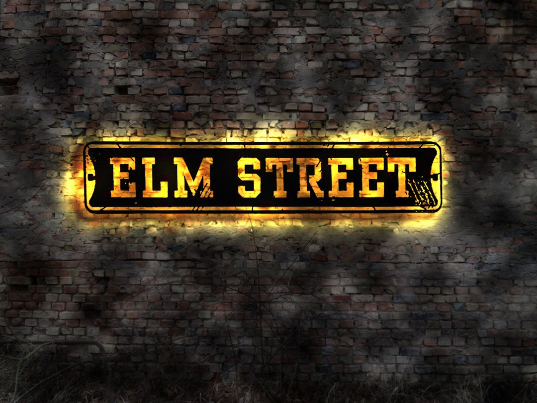 LED Decoration Wall Picture Sign Elm Street St. Neon Sign Neon ...