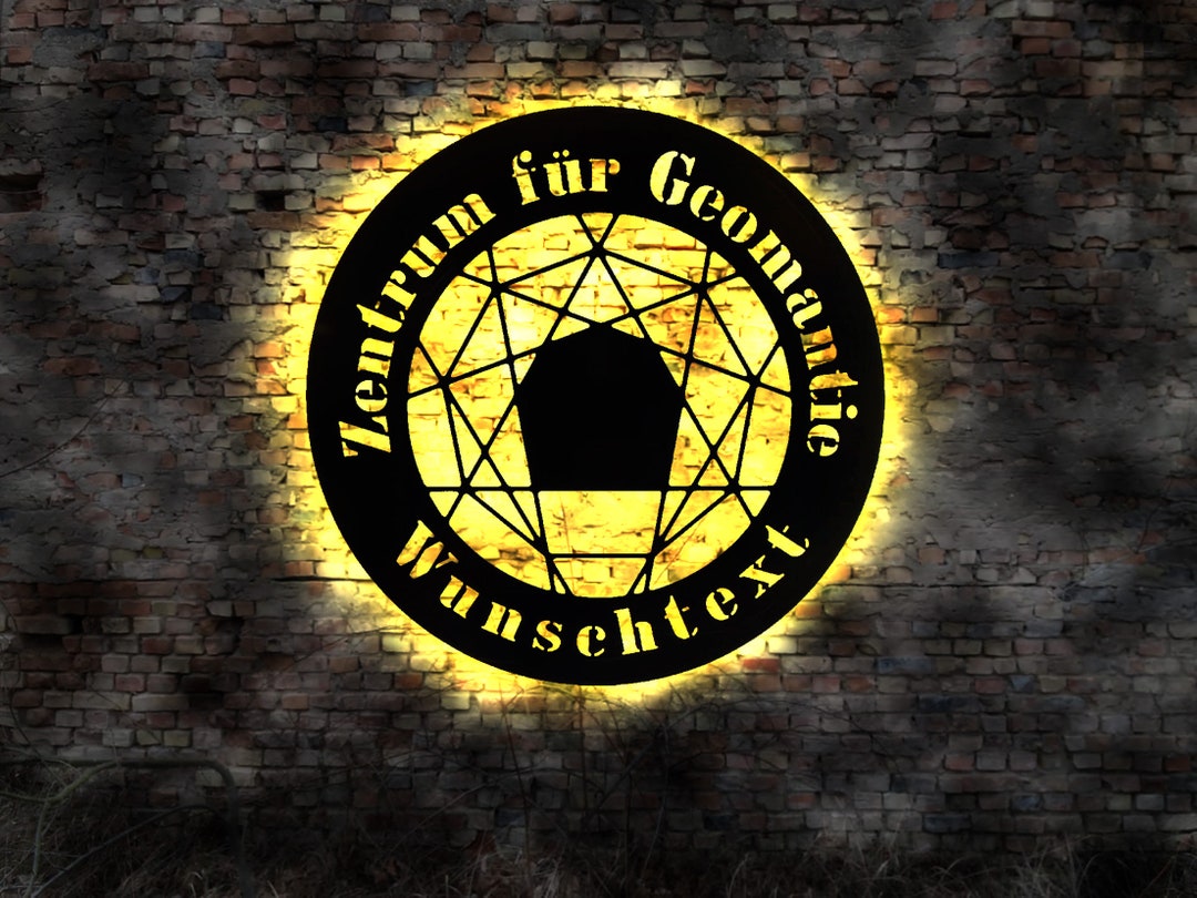 Geomantic Logo Sign Emblem LED Illuminated Practice Consulting ...