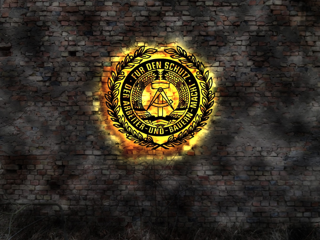 3D Mural NVA Logo Sticker DDR Ostalgie Army Flag Stasi Emblem - Etsy