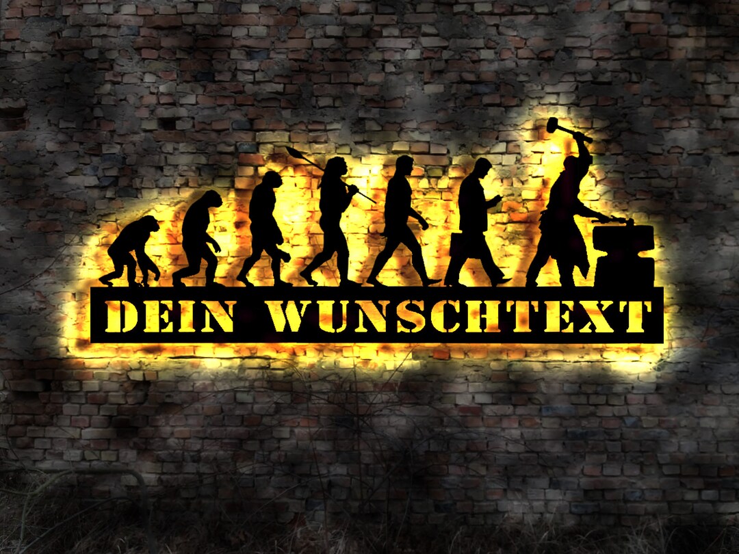 Blacksmith Craft Guild Sign Logo Neon Sign LED Mural Sticker Book Wall ...