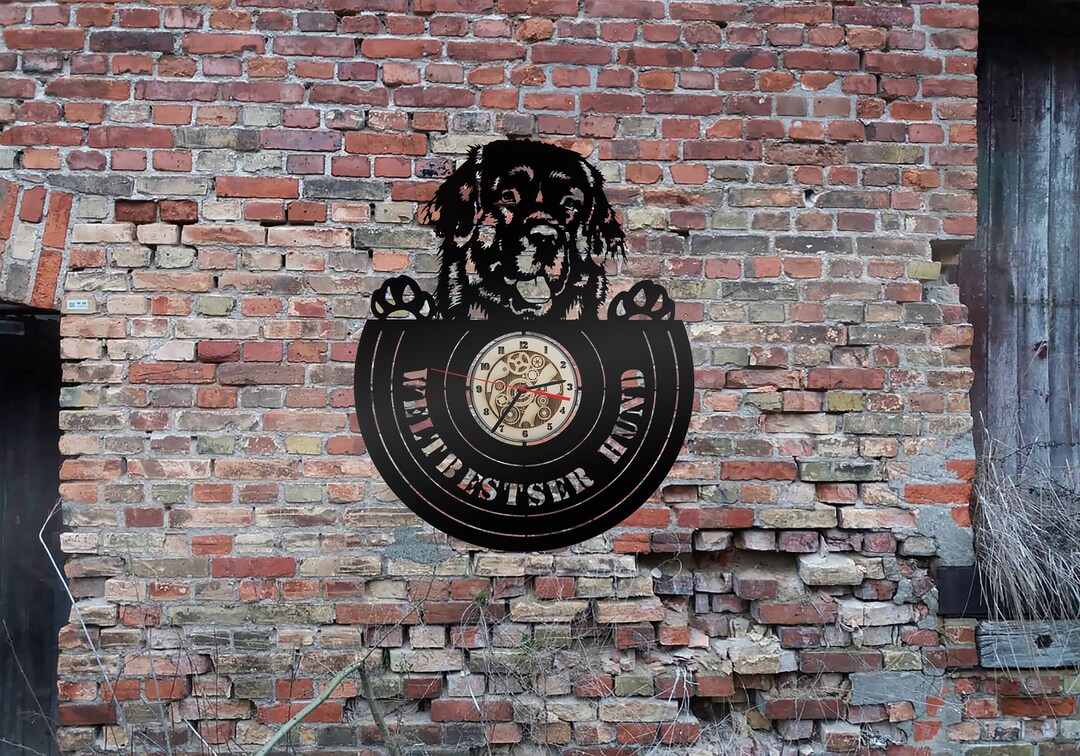 Newfoundland Wall Clock Wooden Clock Clocks Dial Clock Wooden ...