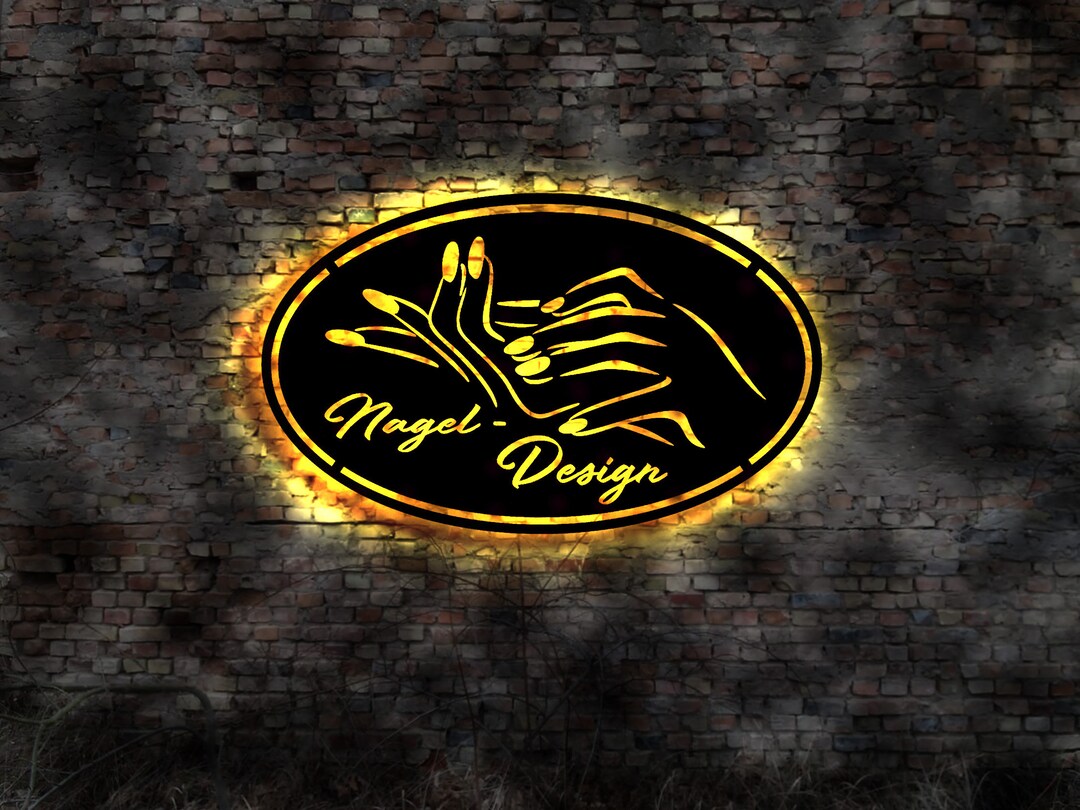 Nail Design Nail Sign Stand Nail Studio Fingernails Studio Sticker Nail ...