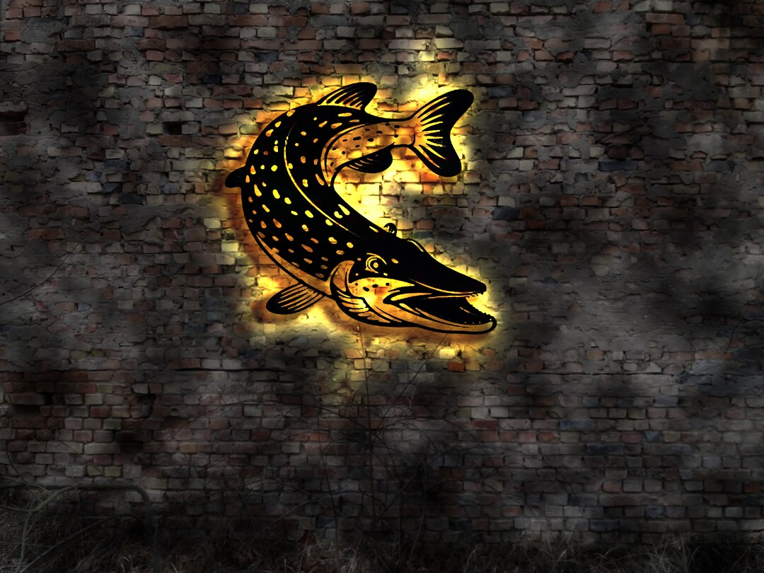 Pike Shield No Sticker Bait Book Angler Wobbler Predatory Bait Neon ...