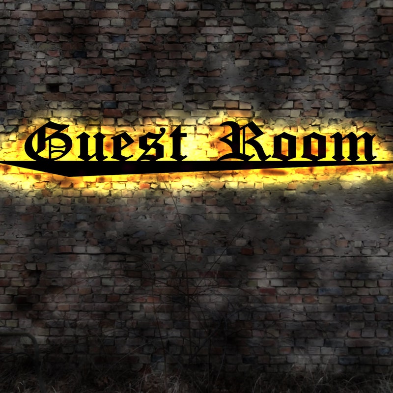 Guest Bench Sign - Etsy