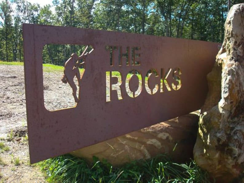 Custom Rusted Metal Sign Personalized Metal Signs Farm Signs Farm Signs ...