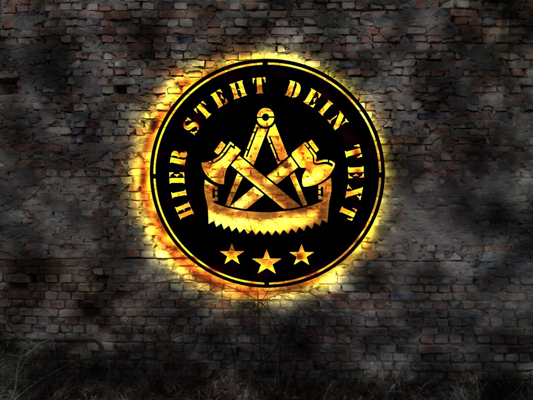 Neon Sign Carpenter Carpenter Sign No Sticker Picture Logo T-shirt ...