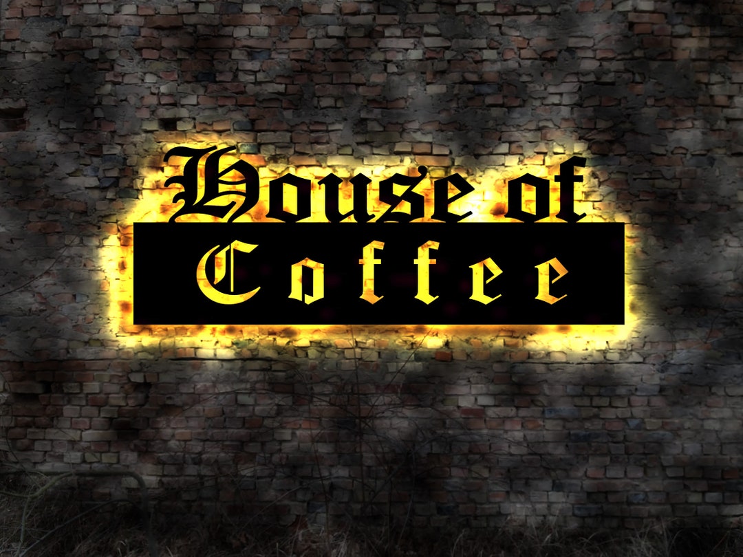 3D No Metal Sign House of Coffee Shop Good Day Coffee Cafe Diner Retro ...