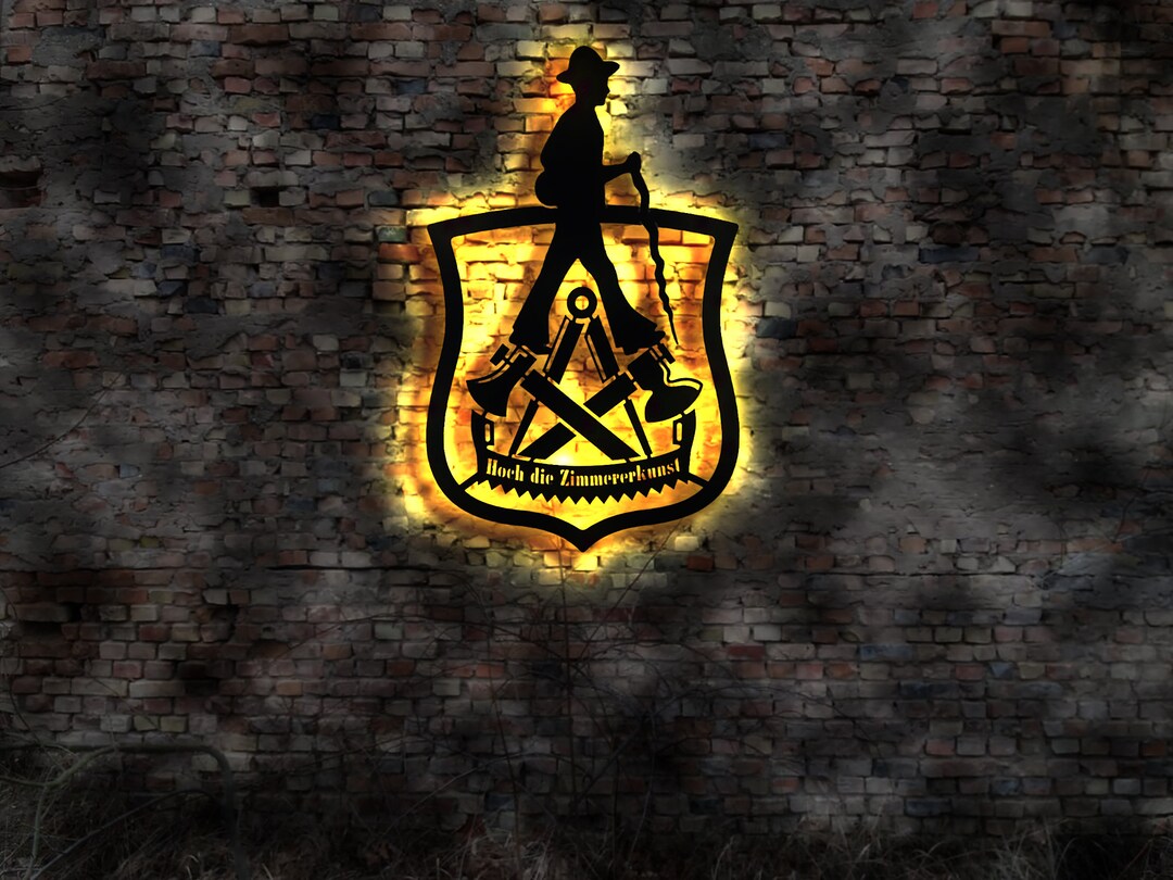 Neon Sign Carpenter Carpenter Sign No Sticker Picture Logo T-shirt ...