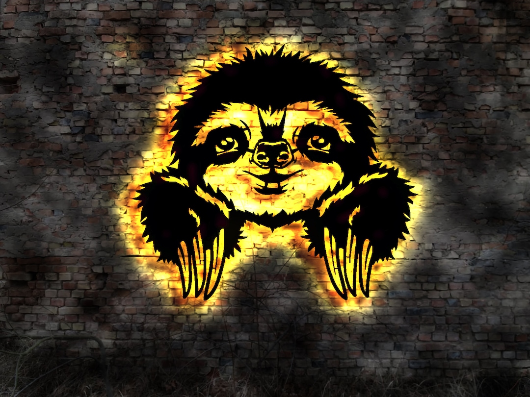 Image LED Sloth Sloths Folivora Tardigrada Phyllophaga Zoo Zoo Visit - Etsy