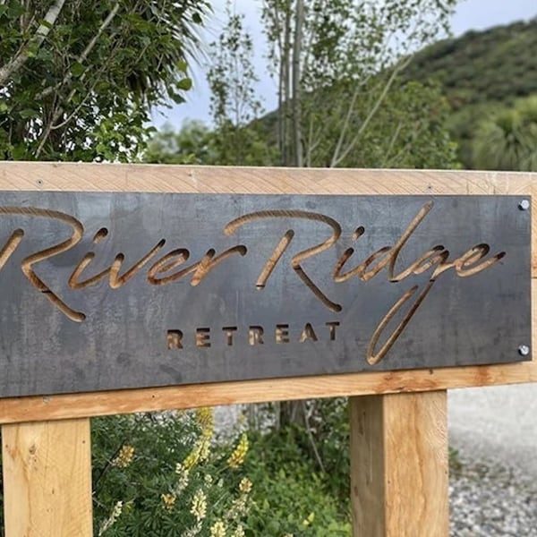 Rusted Metal Sign - Etsy