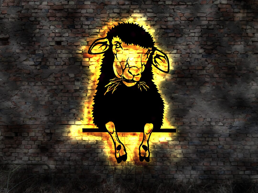 3D LED Sheep Sheep Flock Shepherd Wool Shearing - Etsy