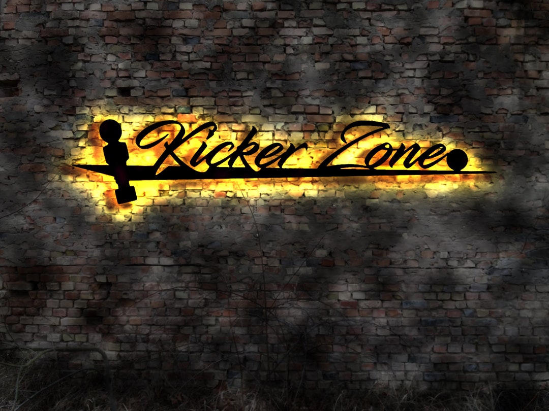 LED Wall Picture Table Football Table Top Game Balls Soccer Table Table ...