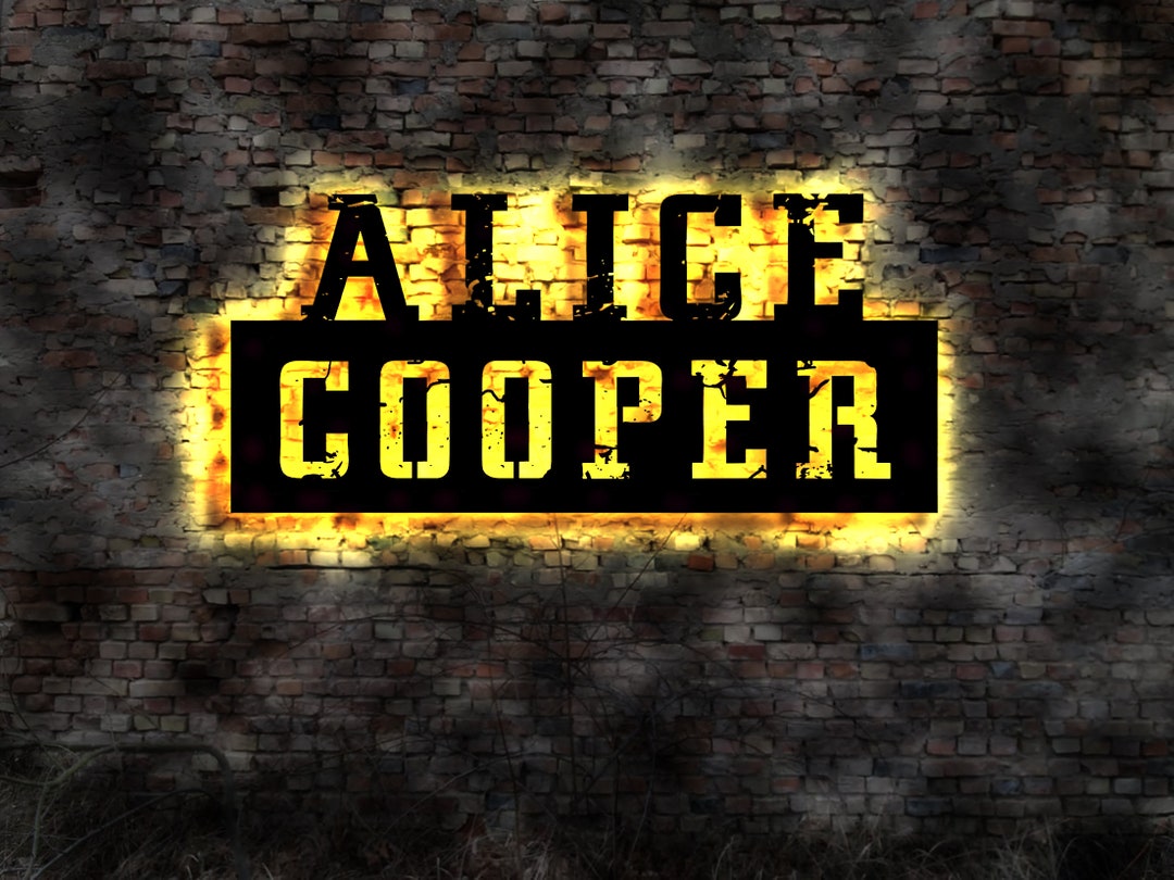 LED Neon Sign Alice Cooper - Etsy