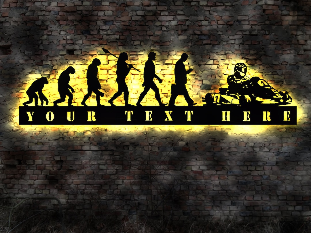 LED Go-kart Mural Kart Kart Track Racing Car Racing Car Kart Track ...