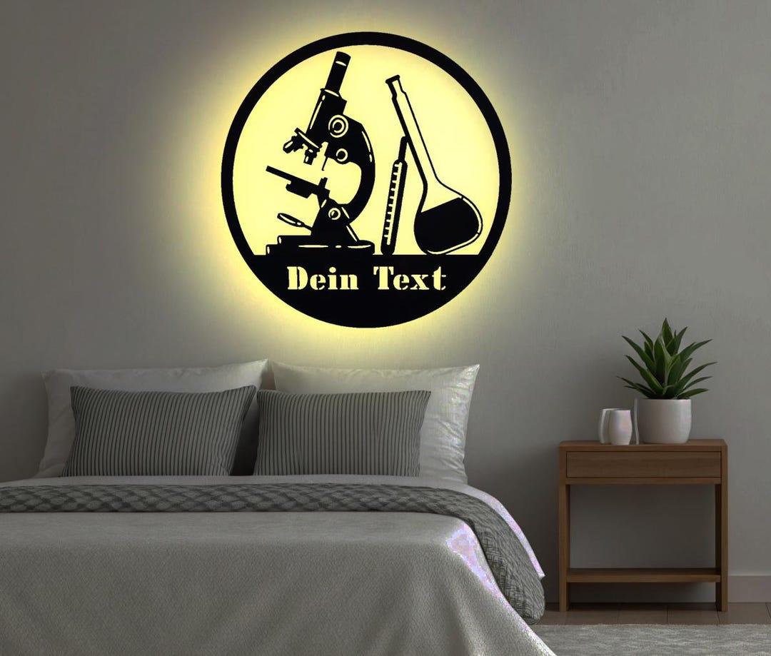 Laboratory Laboratory Technician Individual Sign Logo LED Patch Sticker ...