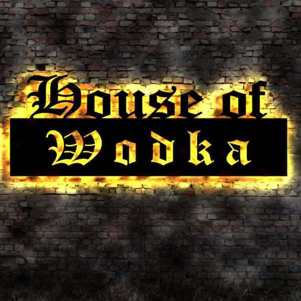 Neon Vodka Sign - Etsy