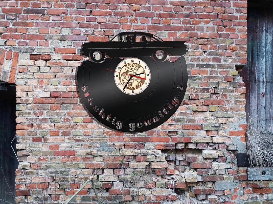 Wall Clock Clock Wooden Clock Clocks Dial 3D Effect Mural Super Bright ...
