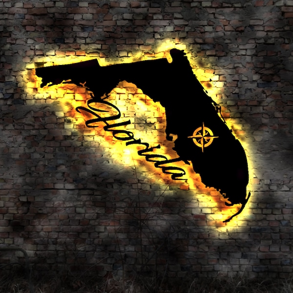 Florida State Neon Sign - Etsy