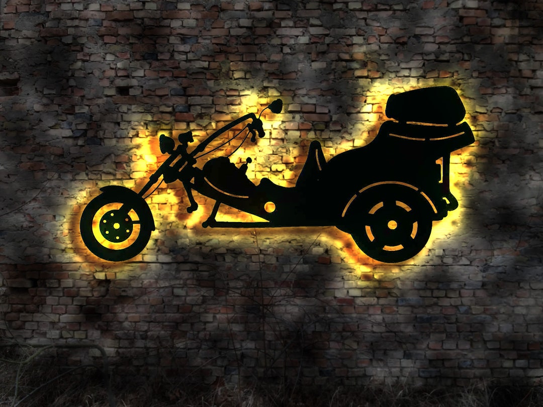 3D Trike Quad Bike Chopper Motorcycle Biker Sticker Book Tool Kit ...