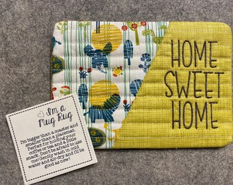 Music Mug Rug | Etsy