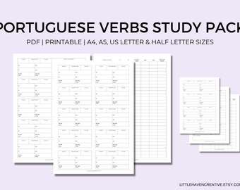 Language Note Taking Templates 2 Sizes Foreign Language Notes Class ...