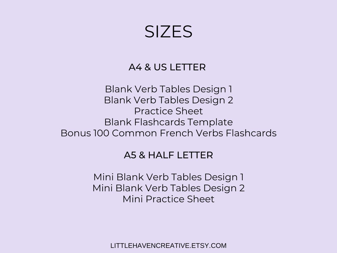 French Verb Practice Verb Study and Practice Pack - Etsy Canada