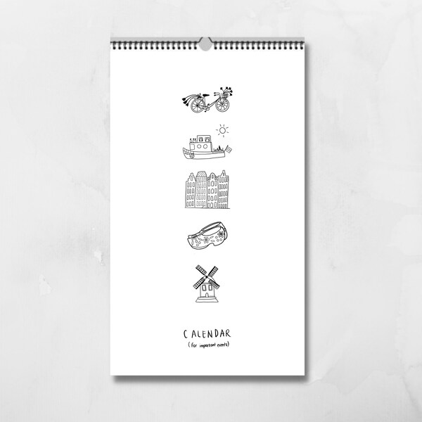 Dutch Birthday Calendar - Etsy