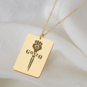 Gonzo Journalism Necklace - Etsy Gonzo Journalism Necklace - Etsy