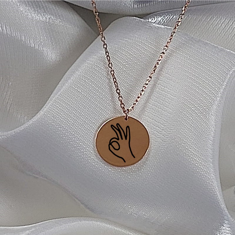 Okay Necklace - Etsy