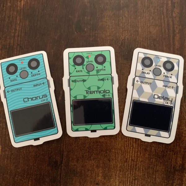 Guitar Pedal Stickers - Etsy