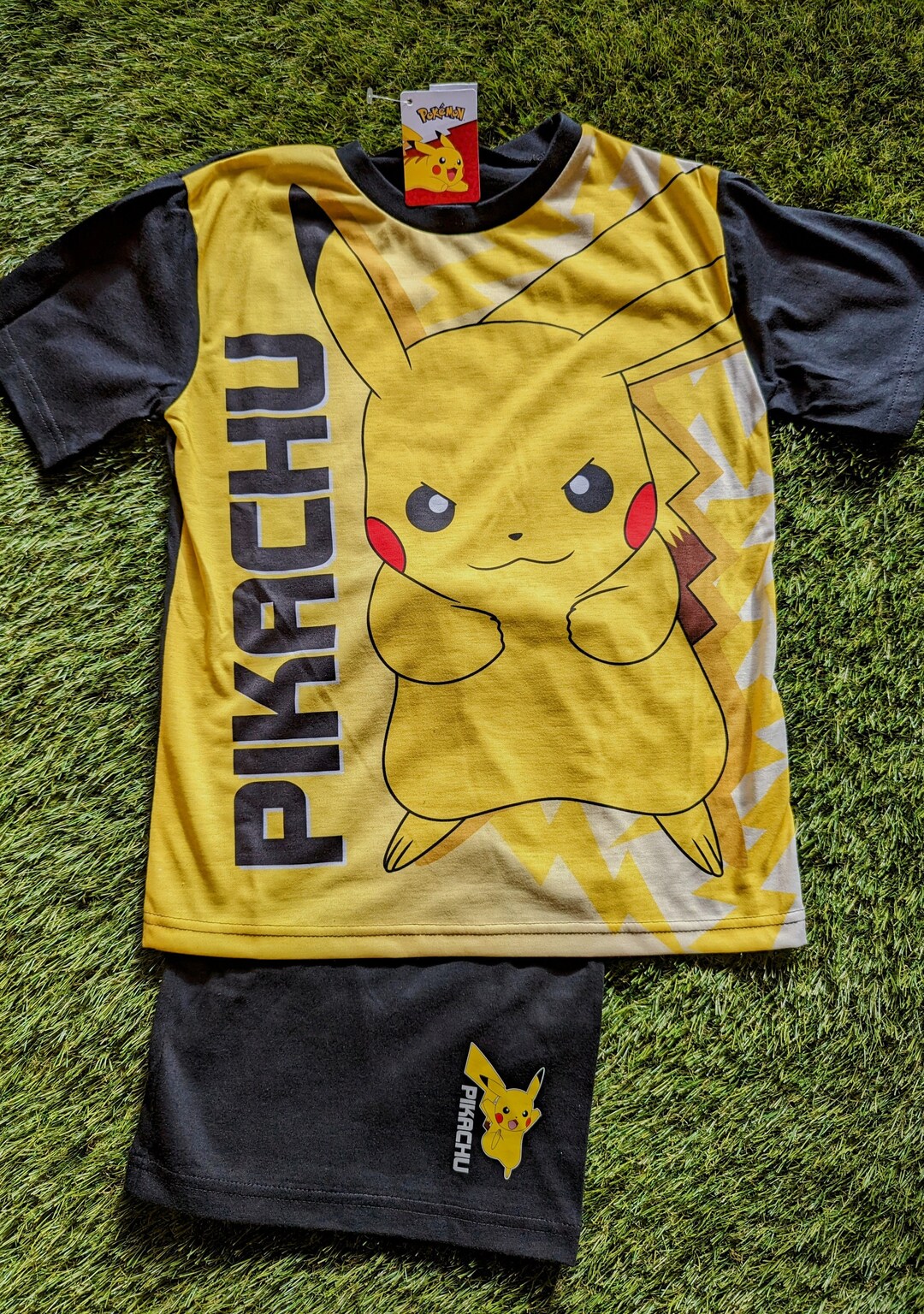 Personalised Pokemon Childrens Shortie Pyjamas Pikachu - Etsy UK