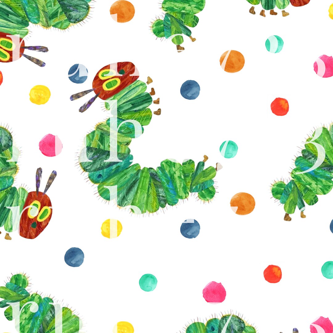 Hungry Caterpillar | SEAMLESS FILE - Etsy