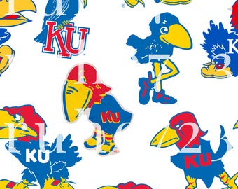 KU Kansas Wavy Digital Design SVG & PNG Instant Download Cut File ...