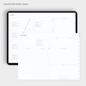2022 2023 Digital Planner Mid Year Digital Planner Minimal Hyperlinked ...