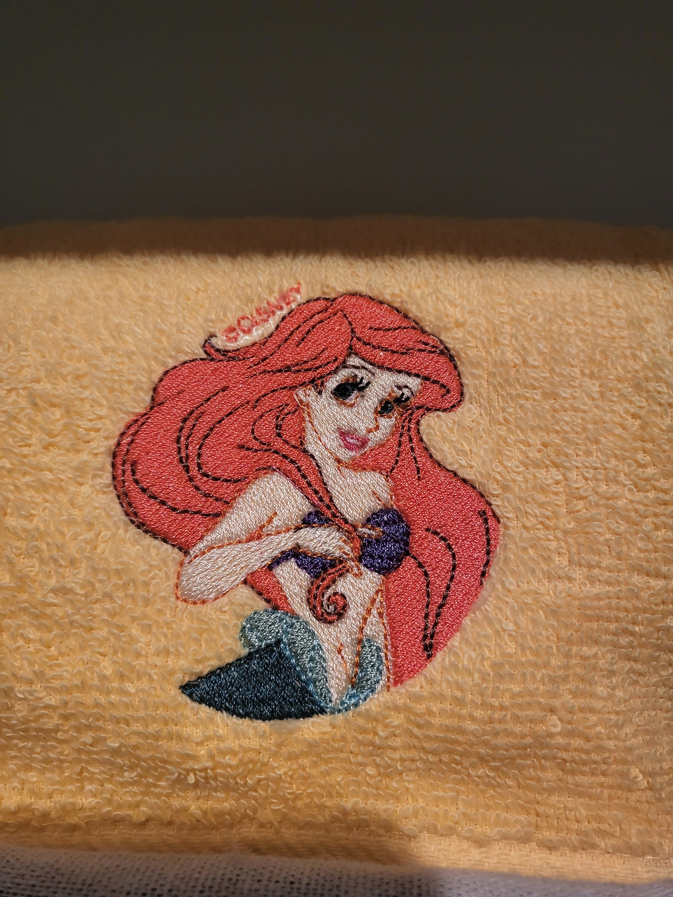 Little Mermaid Towel - Etsy