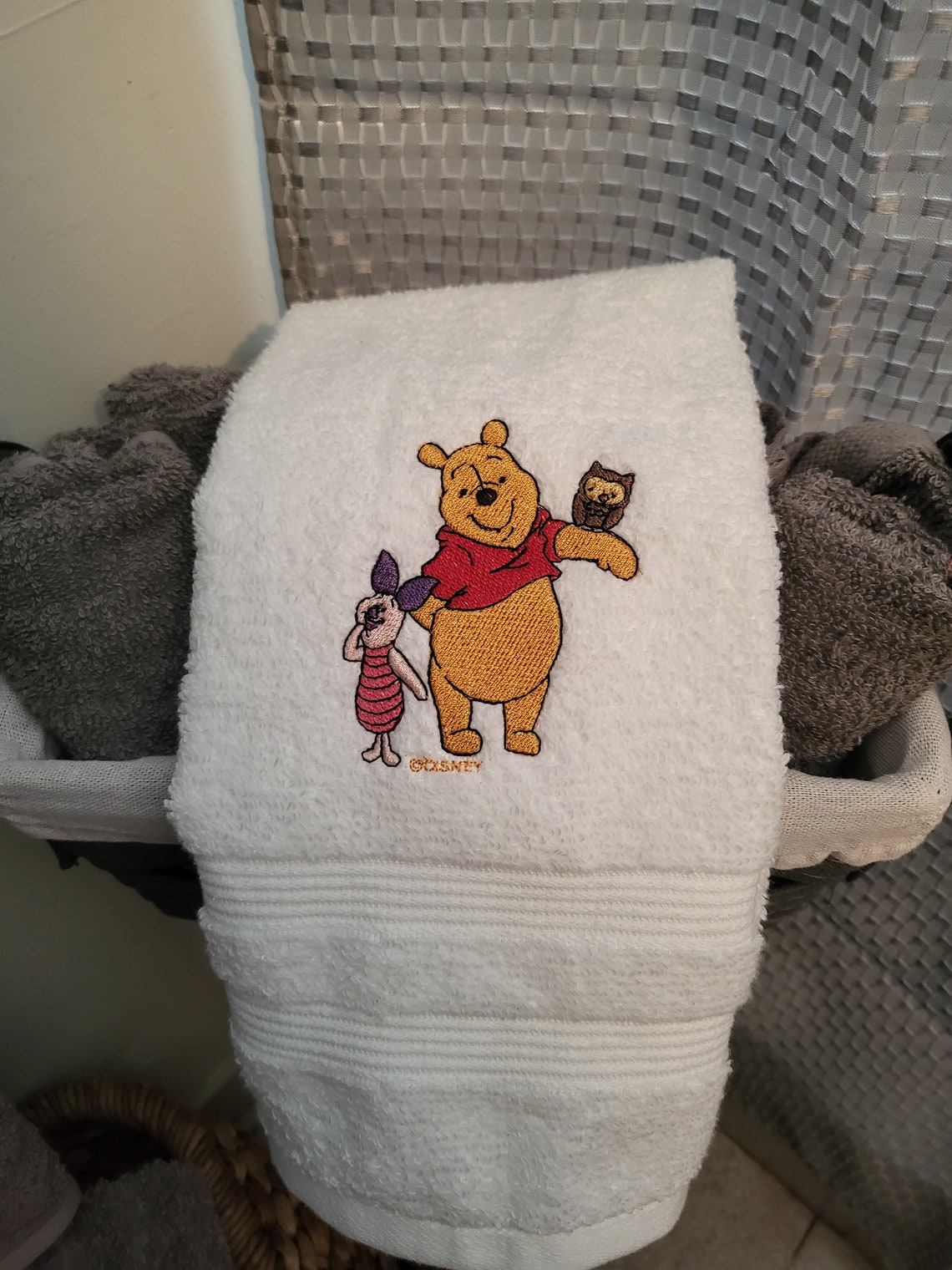 Winnie the Pooh and Friends Towel - Etsy