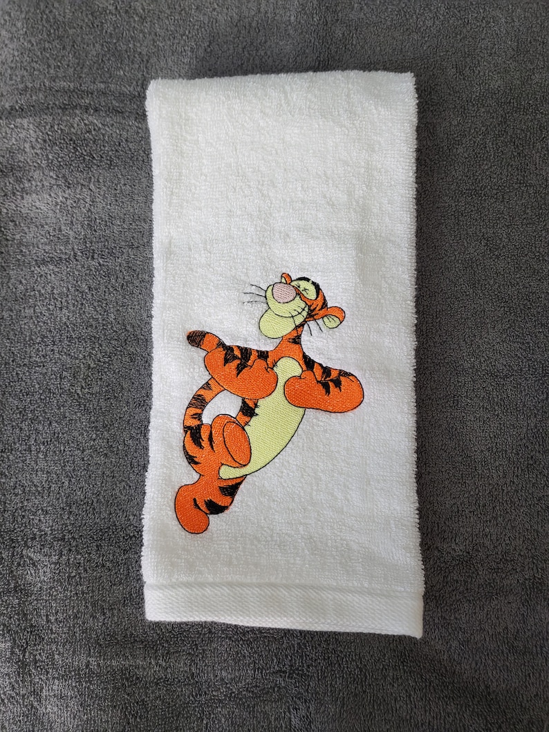 Bouncing Tigger Towel - Etsy