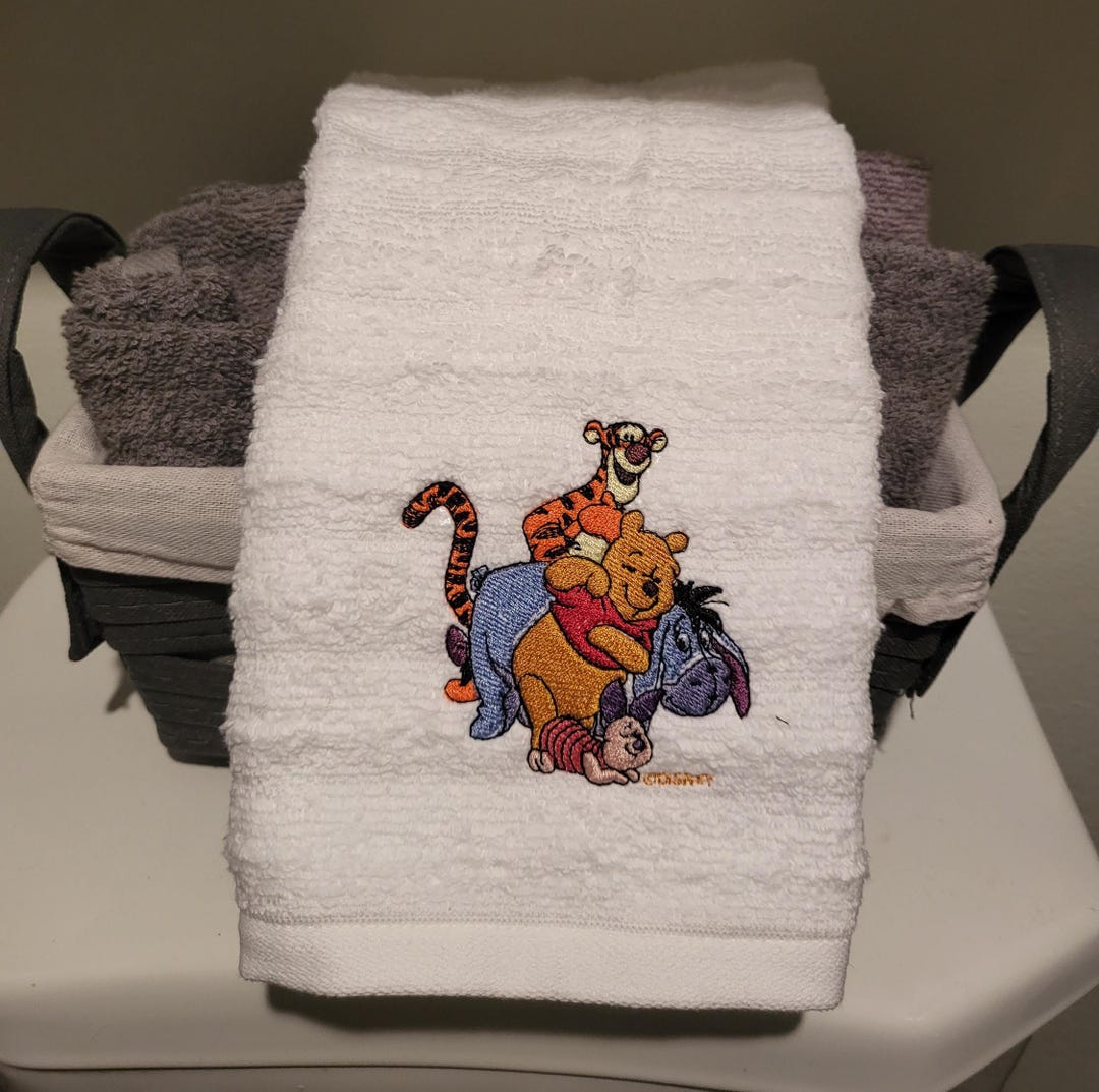 Winnie the Pooh and Friends Hand Towel - Etsy