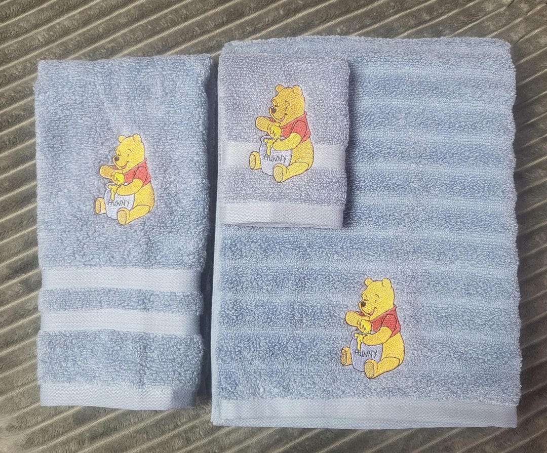 Winnie the Pooh Bath Towelsl - Etsy