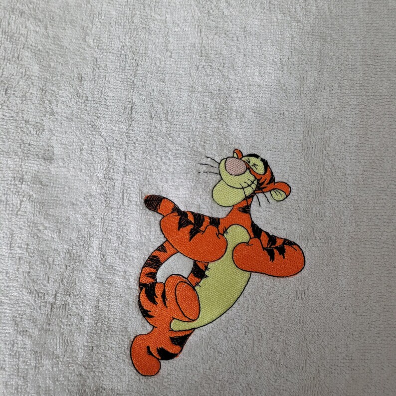 Bouncing Tigger Towel - Etsy