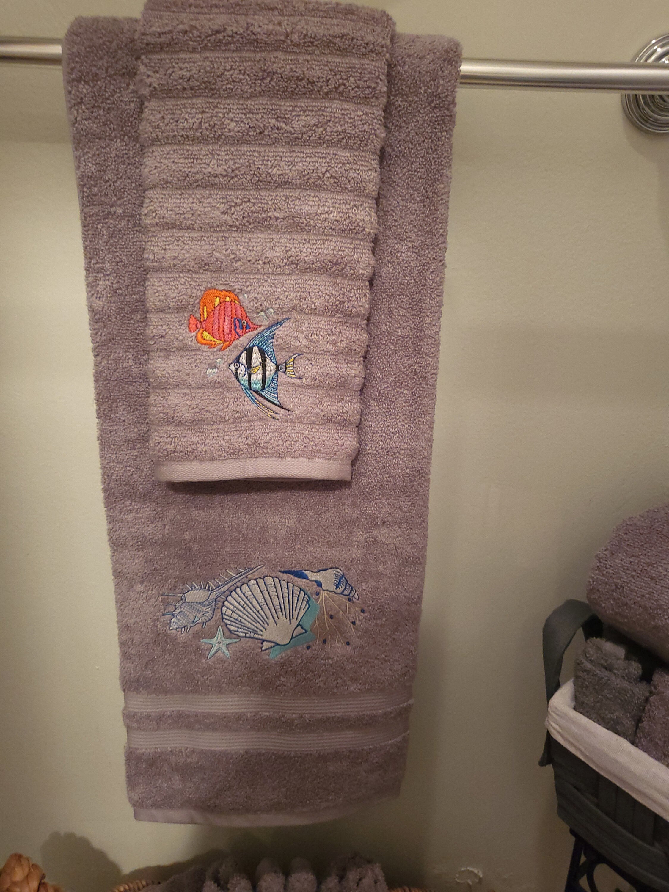Fish Themed Bathroom Towels - Etsy