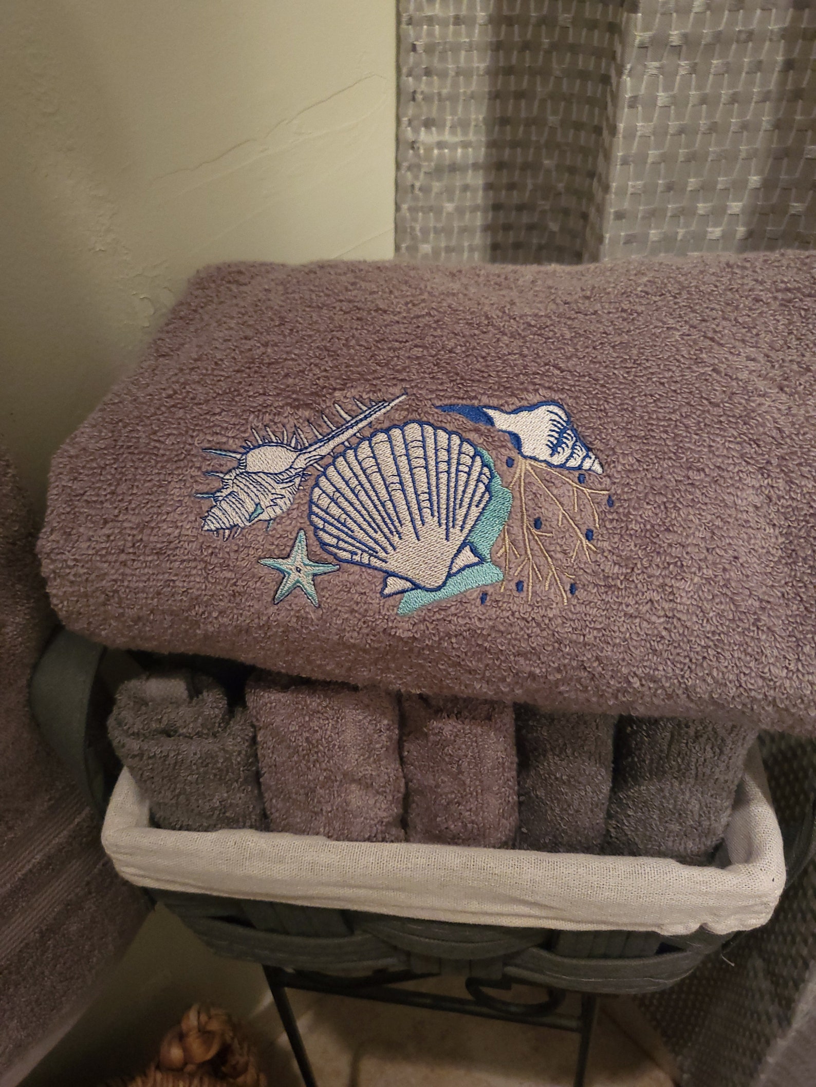 Ocean Themed Bathroom Towels - Etsy