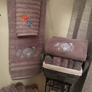 Fish Themed Bathroom Towels - Etsy