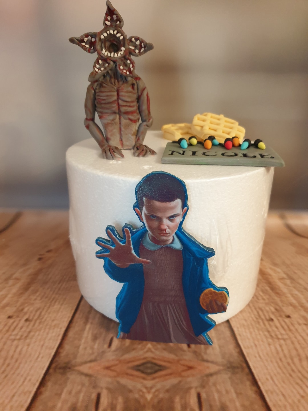 Fondant Unofficial Stranger Things Cake Topper Set - Etsy