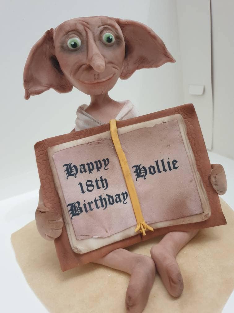 Handmade Personalized Unofficial Fondant Dobby the Elf Harry Potter ...