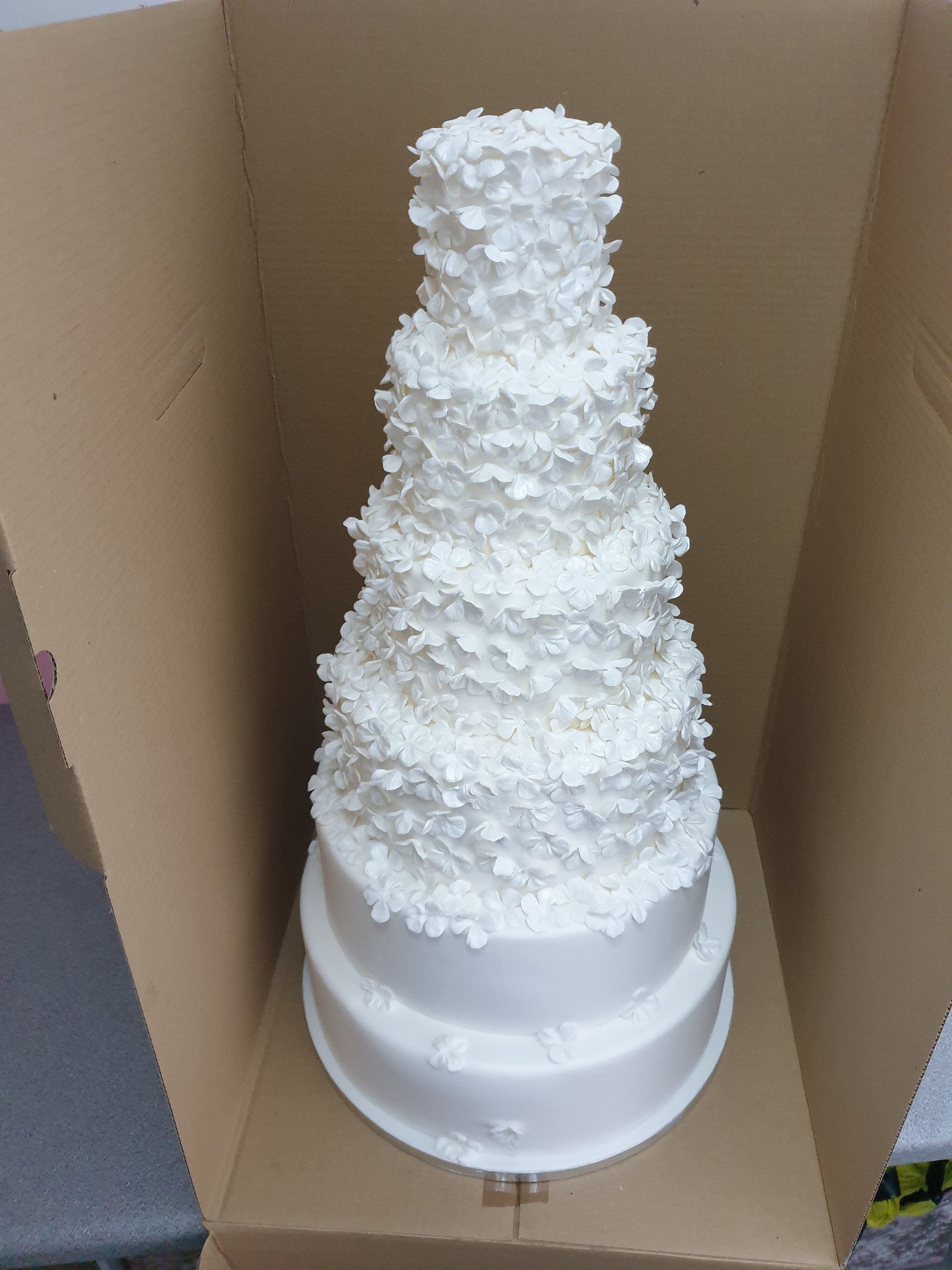 6 Tier Wedding Cake Fake Dummy Cake - Etsy UK